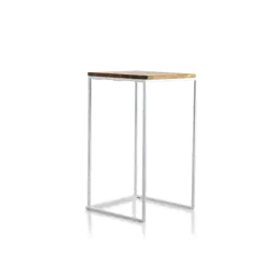 Statafel open frame wit 60x60cm huren | Van der Kroft Events